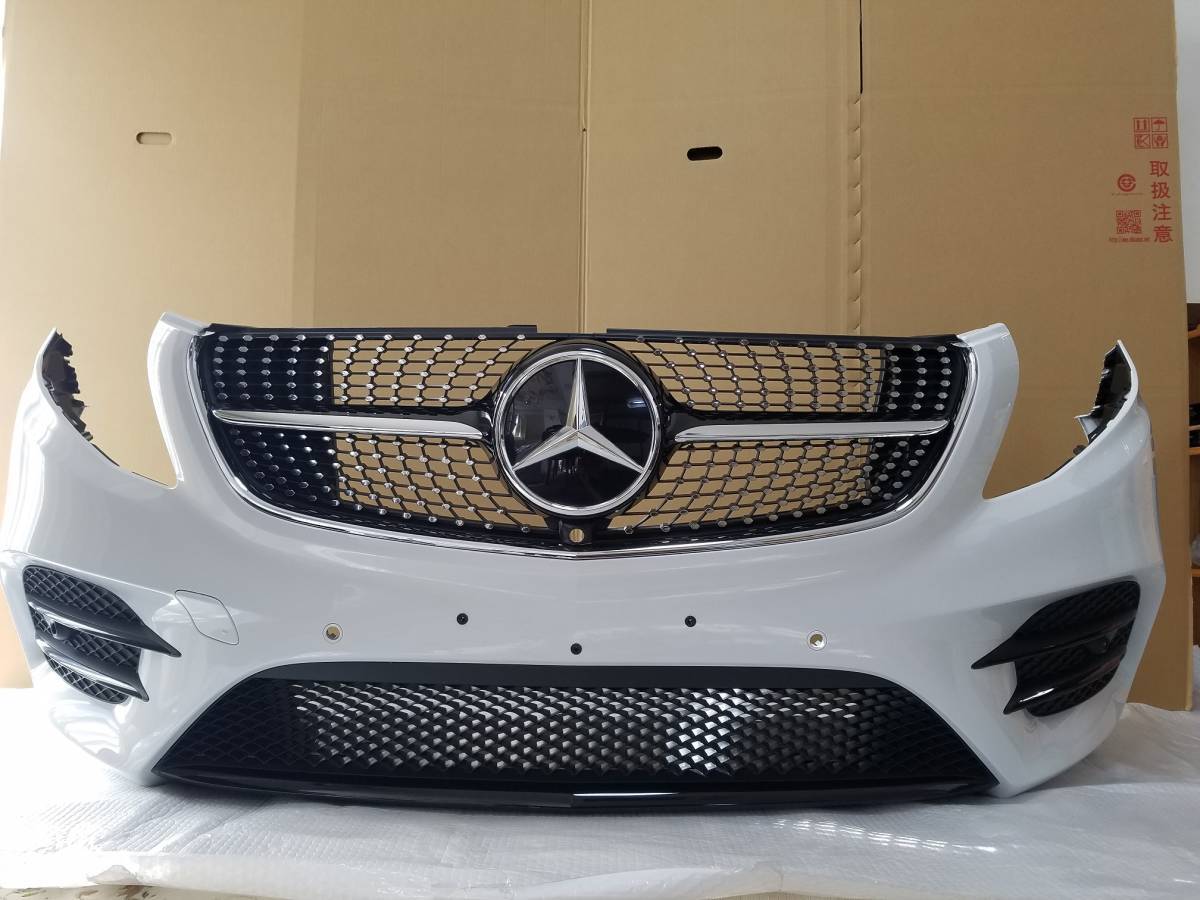 【目立った傷や汚れなし】V220d W447 ブラック・スイート フロント・バンパーの落札情報詳細 - ヤフオク落札価格検索 オークフリー