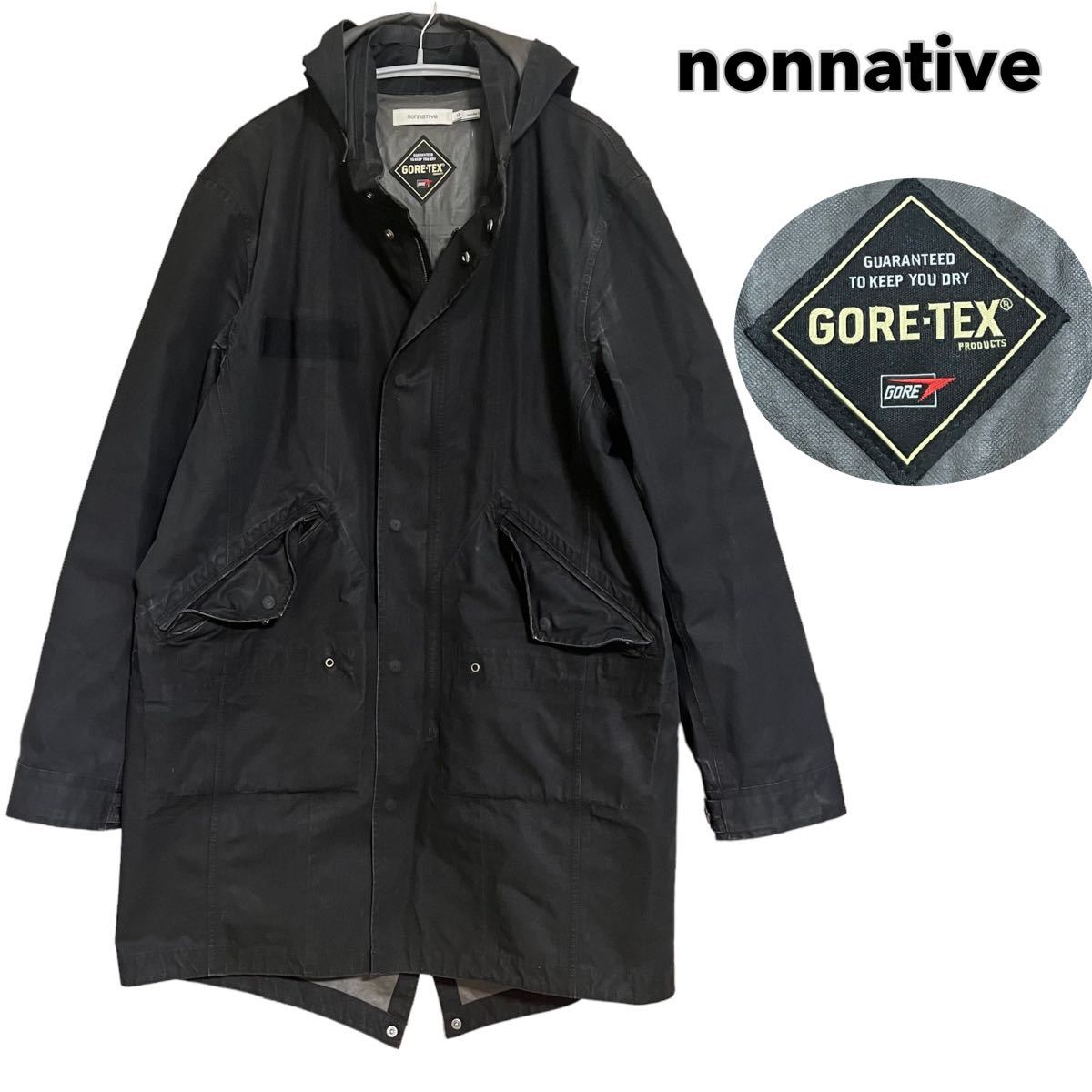【傷や汚れあり】nonnative GORE-TEX TROOPER COAT ノンネイティブ ゴアテックス モッズコート ミリタリー メンズの落札情報詳細 - Yahoo!オークション落札 ...