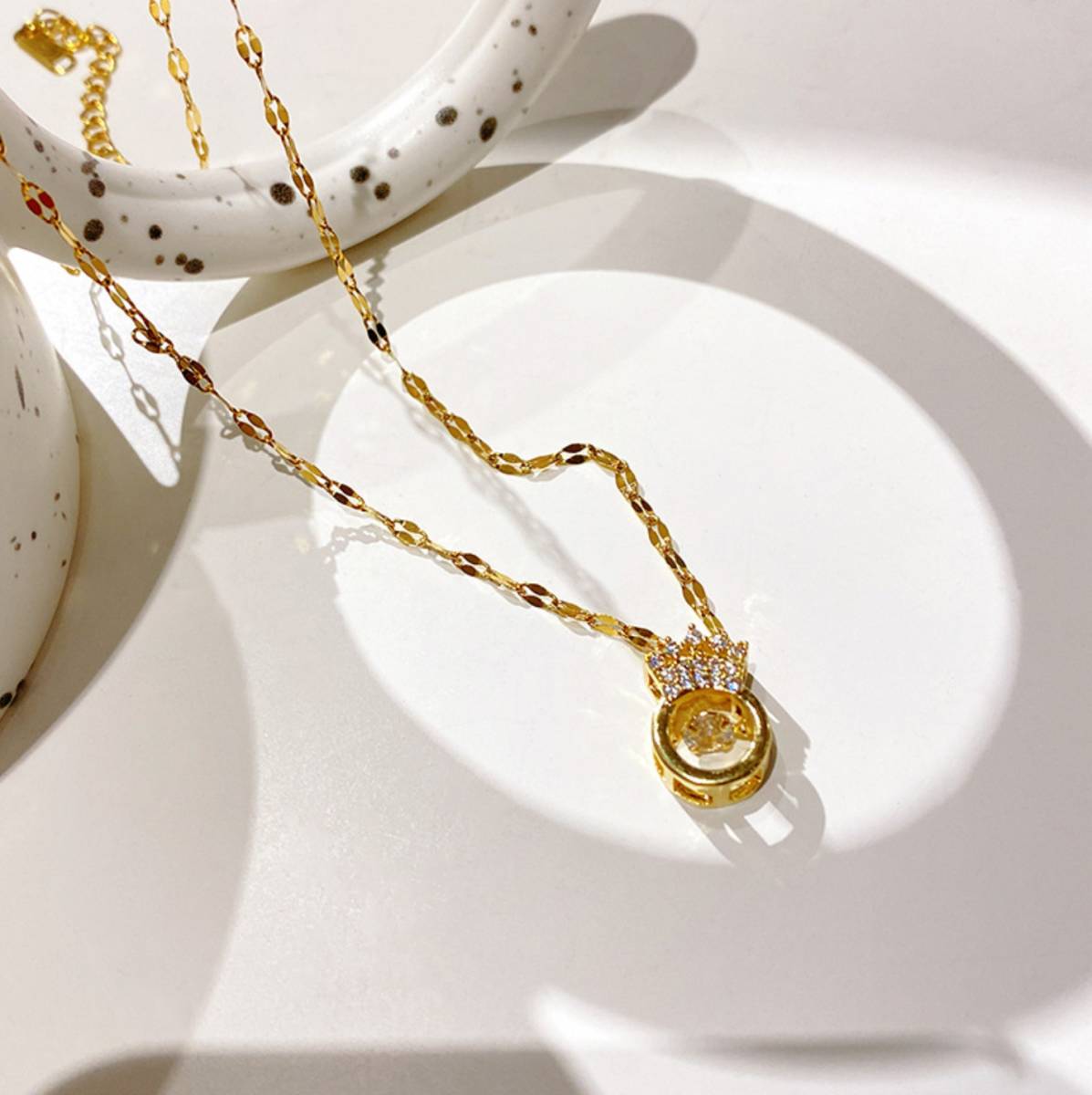 【未使用】1円オークション クラウン ゴールドネックレス necklace Gold Plated 18KGP 韓国ファッション 55の落札情報詳細 - Yahoo!オークション落札価格検索 ...