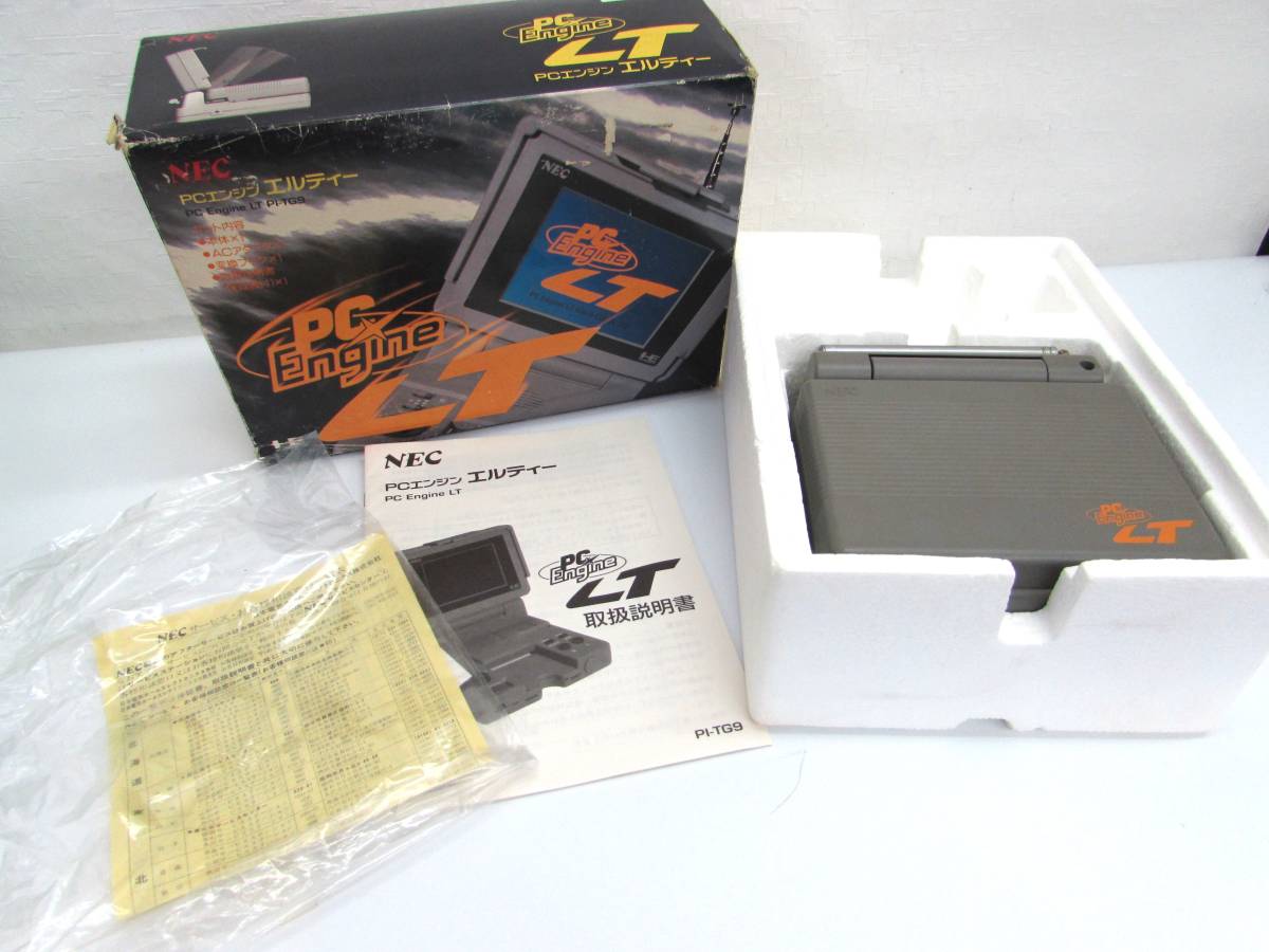 【傷や汚れあり】NEC PC Engine LT PI-TG9 PCエンジン エルティー 本体 通電可 ジャンク品 箱・取扱説明書あり AC ...
