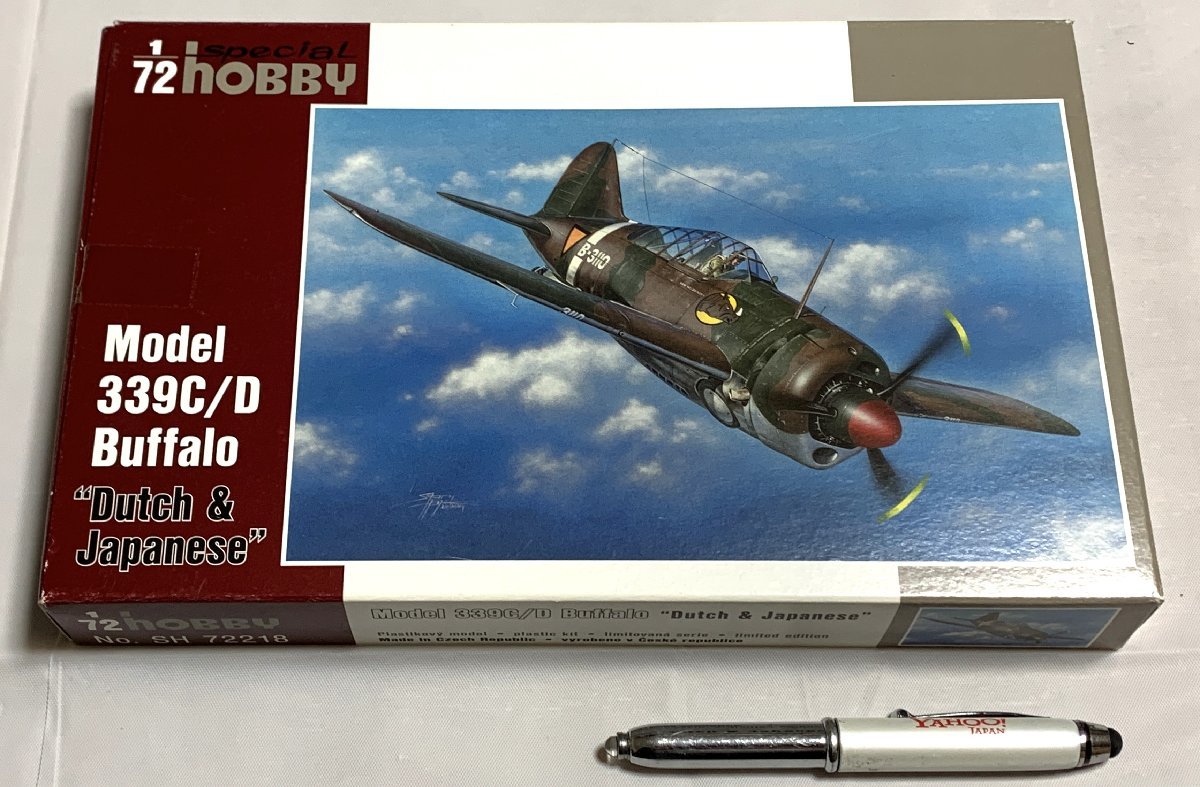 【未使用】Φ プラモデル Model 339C/D Buffalo Dutch ＆ Japanese ブリュースター バッファロー オランダ ...