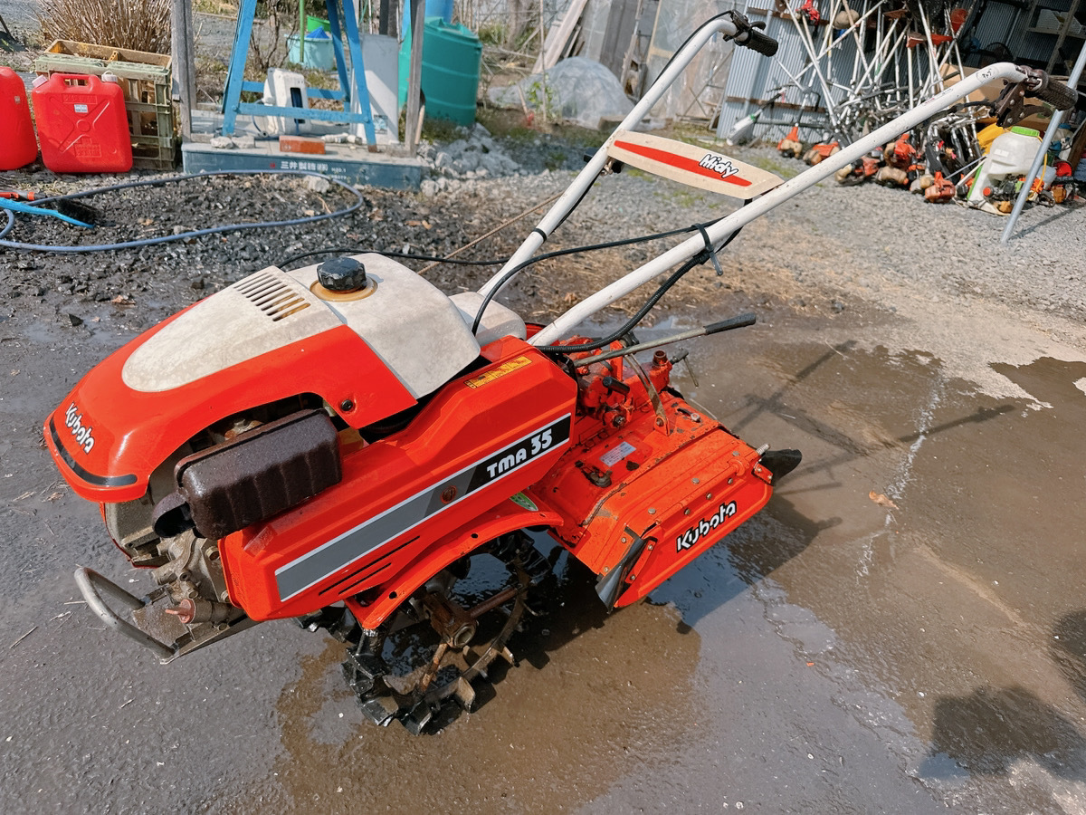 動作OK KUBOTA クボタ RH400 クローラー 運搬車 , ガソリンエンジン GS230 4馬力 茨城県常陸大宮市 0627い8 ...