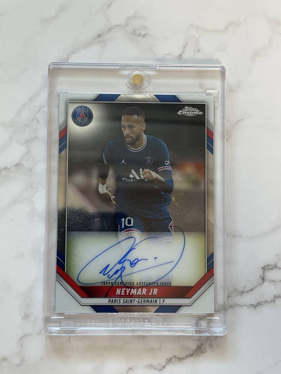 【未使用】Neymar Jr（ネイマール） / 2021-22 Topps Chrome Paris Saint-Germain 直書き Auto #/98 サイン部分良好の落札情報詳細 ...