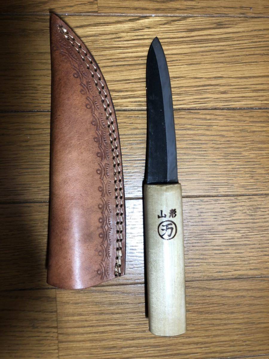 【やや傷や汚れあり】マキリ 120mm 刃渡り四寸 山形マルマン 革シース付きの落札情報詳細 ヤフオク落札価格検索 オークフリー