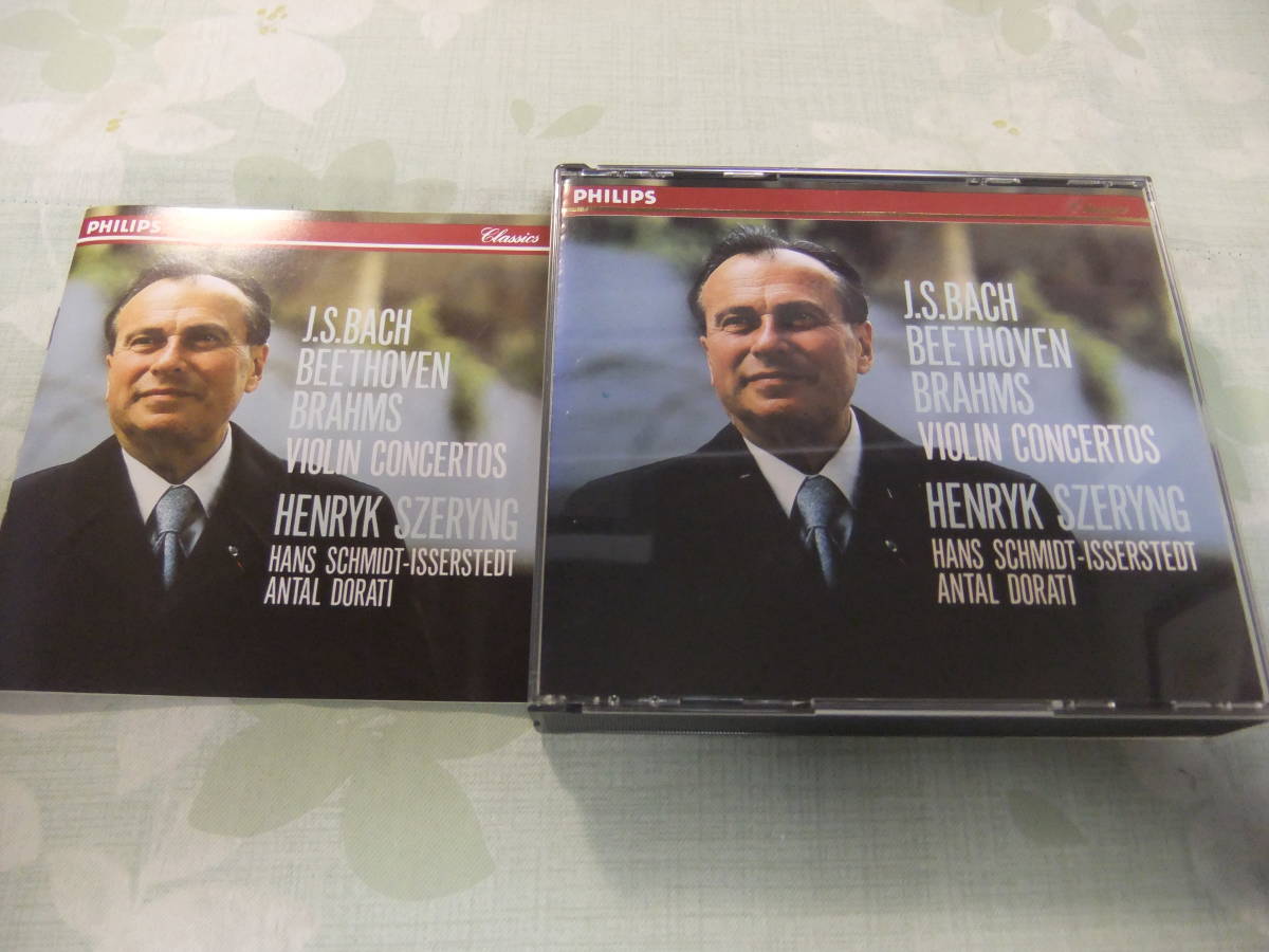【やや傷や汚れあり】PHILIPS・25CD-3202/3☆ベートーヴェン/バッハ/ブラームス:ヴァイオリン協奏曲 2CD☆シェリング(vn)イッセルシュテット(指揮)ロンドン響,他の落札情報 ...