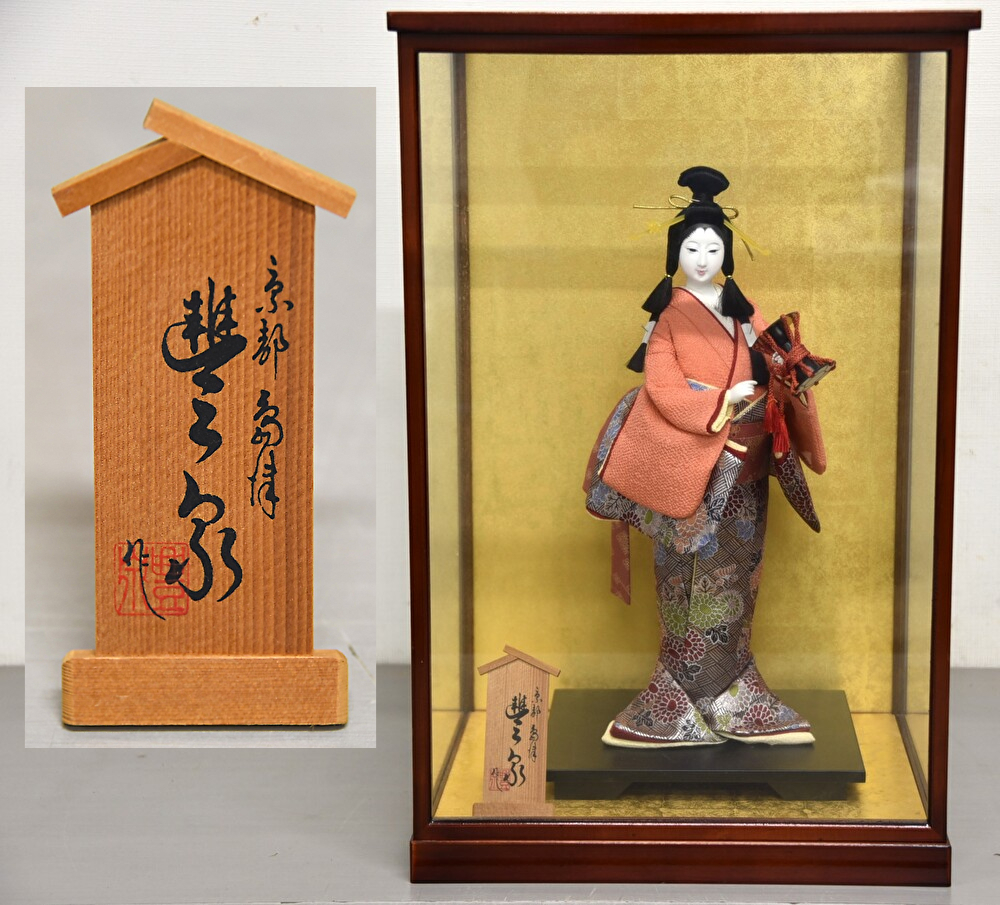 【傷や汚れあり】JY3-273【現状品】京都島津 豊泉作 日本人形 京人形 尾山人形 舞踊人形｜全高約44cm｜ケース:奥行約33×幅約37×高さ約59cm｜Japanese dollの落札 ...