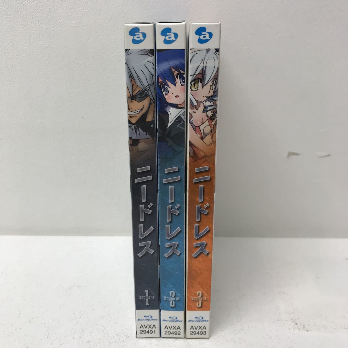 【目立った傷や汚れなし】Y0323B3 ニードレス NEEDLESS 1 / 2 / 3 ブルーレイ Blu-ray 3巻セット セル版 アニメ 集英社 今井神 avex 子安武人 喜多村英梨 ...