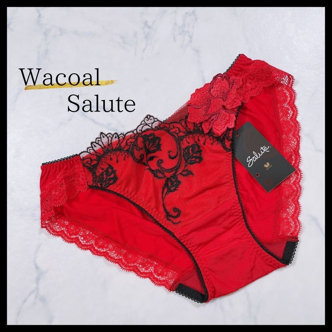 【未使用】新品 レディースM Wacoal Salute スタンダードショーツ ショーツ 53G PTJ753 RE レッド 赤 シャガール 上品 ワコール サルート 【23562】の落札情報 ...