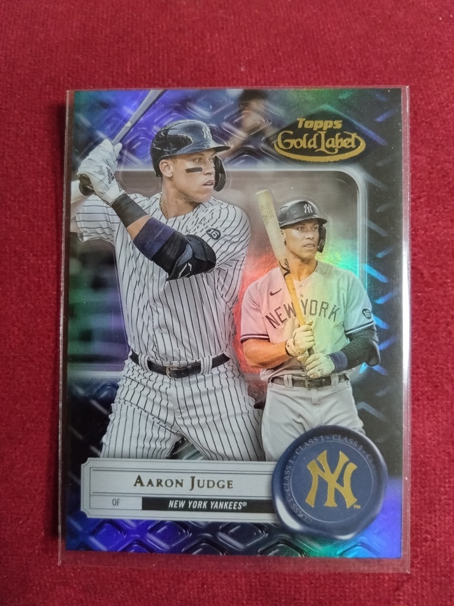【目立った傷や汚れなし】TOPPS MLB 2022 GOLD LABEL AARON JUDGE NEW YORK YANKEES ...