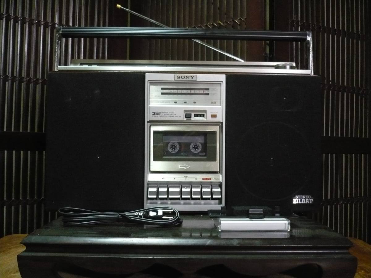 【目立った傷や汚れなし】Винтаж SONY CFS-V8 古典ラジカセ 整備動作品 Hi-Fi音質 綺麗の落札情報詳細 - ヤフオク落札 ...