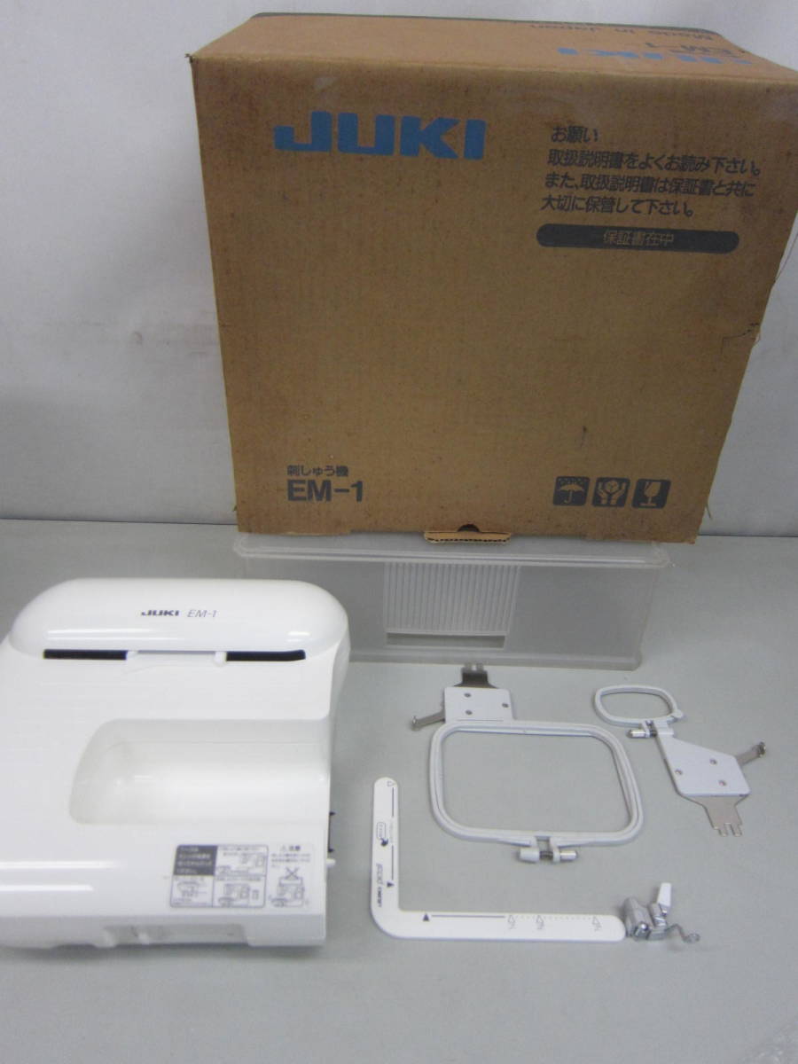【傷や汚れあり】★刺しゅう機・② jUKI ジューキ EM-1 ※動作未確認ジャンク品品 120の落札情報詳細 - ヤフオク落札価格検索 オークフリー