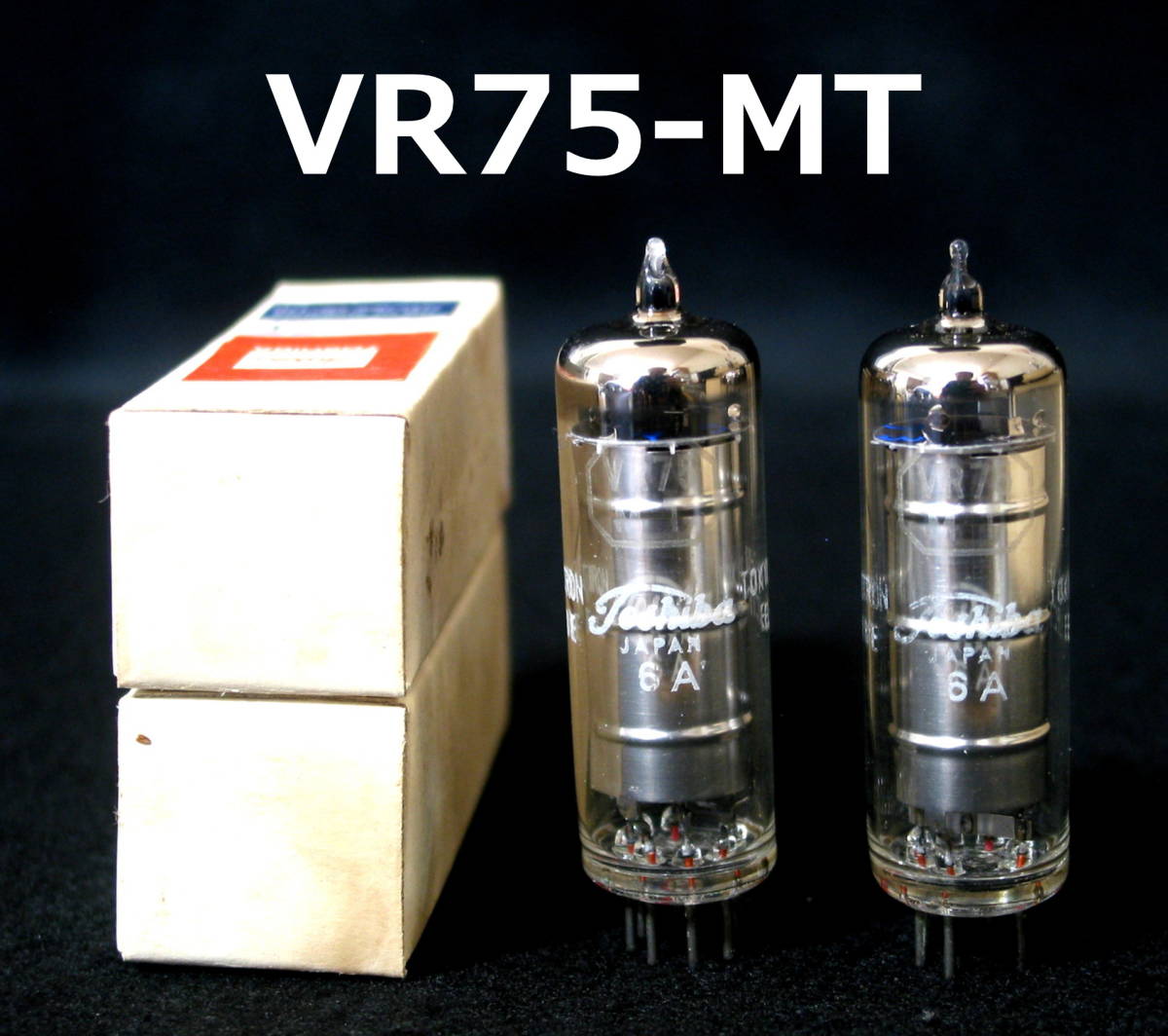 【未使用に近い】【真空管】東芝 VR75-MT（VR75MT）／定電圧放電管 元箱付／2本セット（同一ロット）① 送料140円～の落札情報詳細 ...
