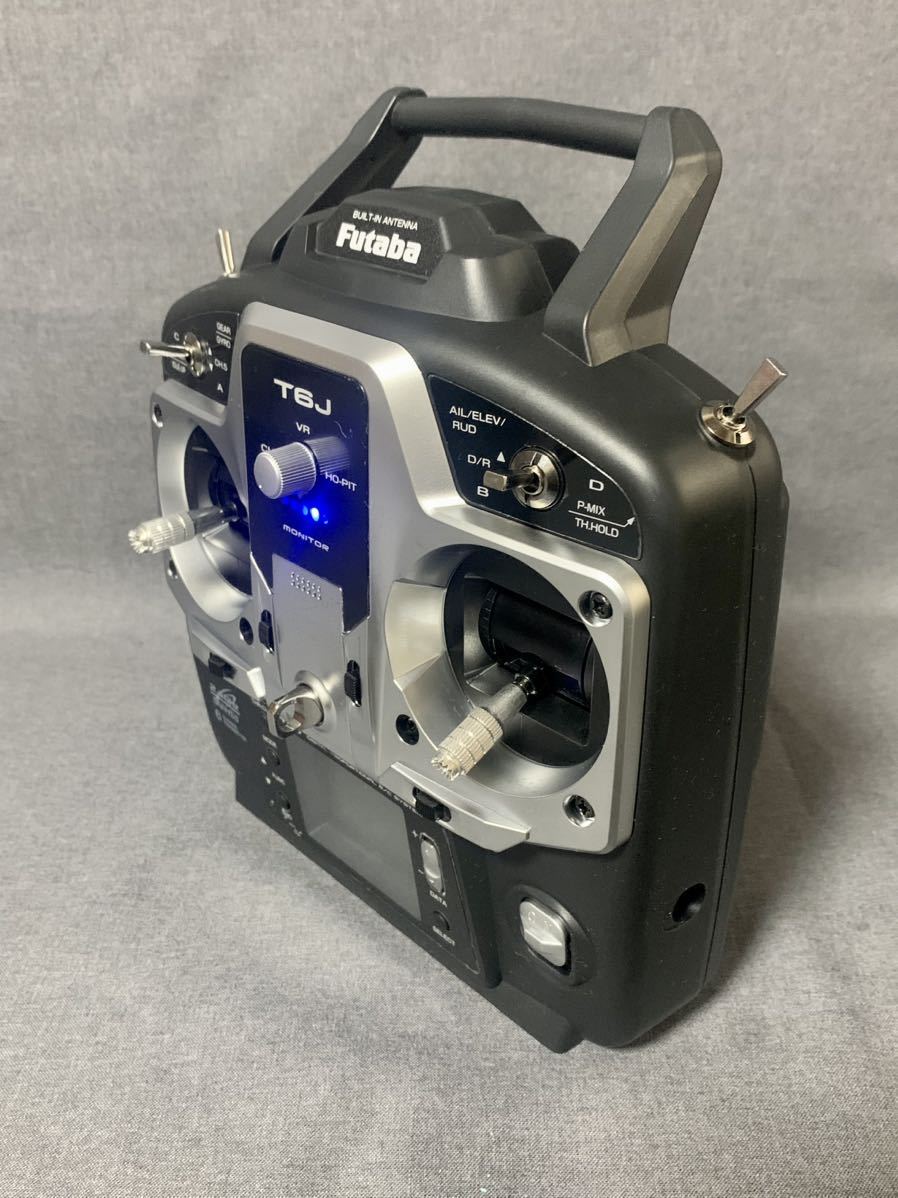 【やや傷や汚れあり】フタバ Futaba T6J 2.4Ghz S-FHSS/FHSS 送信機 ヘリコプター T/R Futaba R/C ...