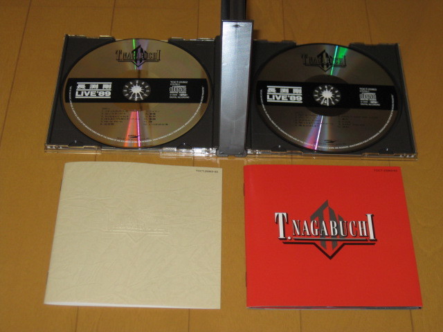 【目立った傷や汚れなし】2006年盤 24bit Remastering LIVE '89 長渕剛 2枚組ライブ・アルバム ライヴCD 帯付 新品同様 即決CD TOCT-25962・63 ...
