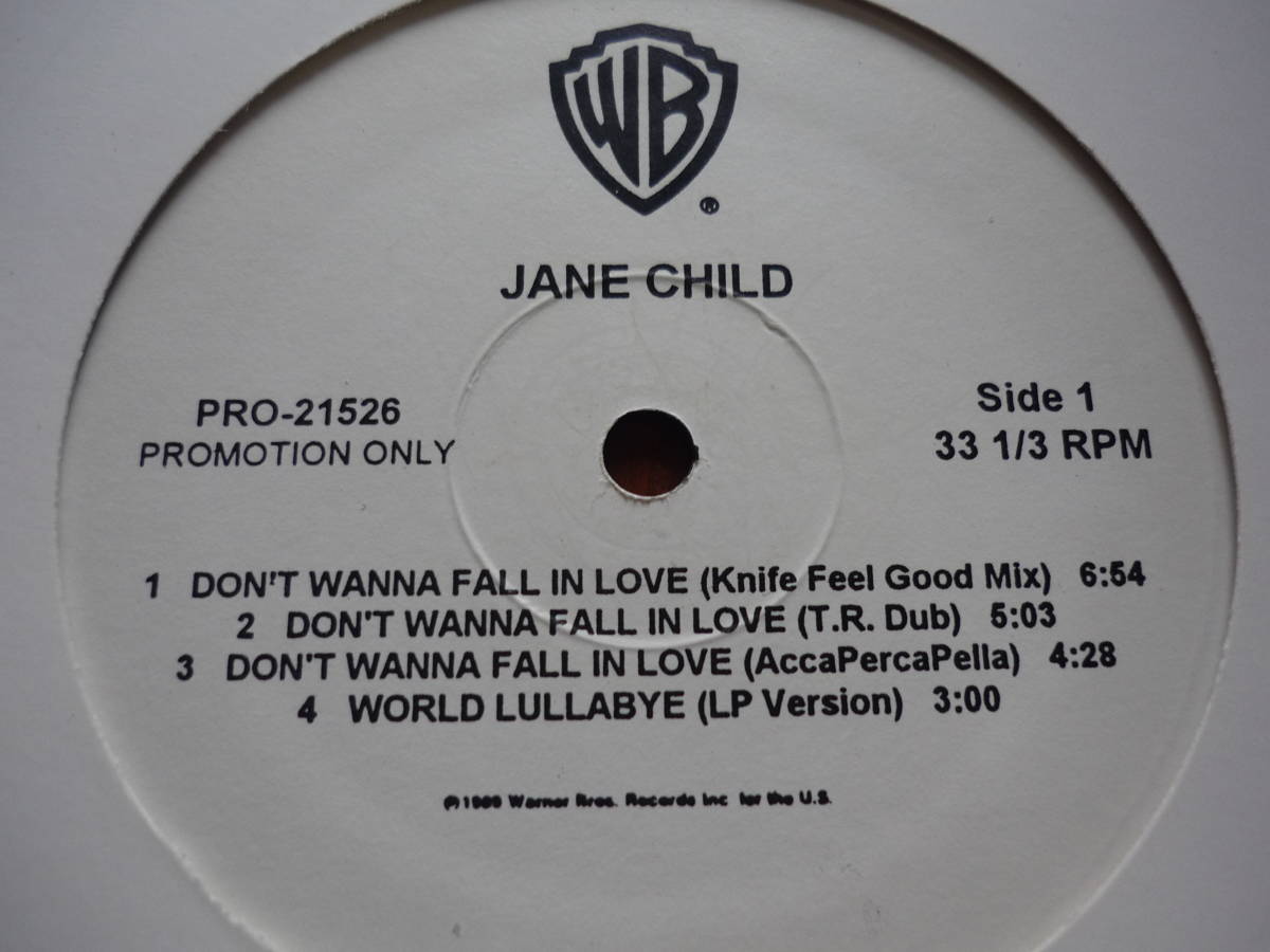 【目立った傷や汚れなし】12インチ JANE CHILD / DON'T WANNA FALL IN LOVE(7 Ver.)の落札情報詳細 ...
