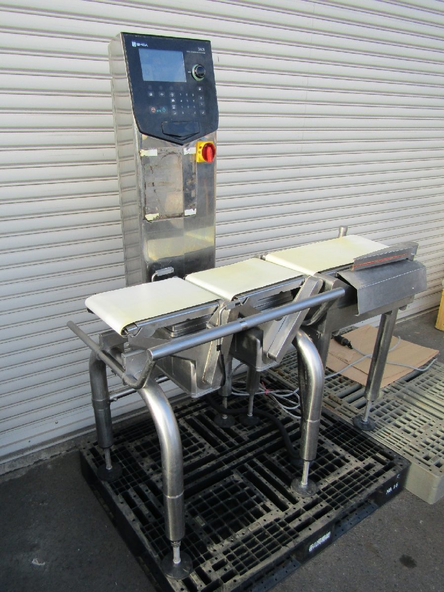 【傷や汚れあり】【中古】ISHIDA イシダ ウェイトチェッカー DACS-G-S015-23/CR-I-S 秤量1500g 振分装置付 AC100V 50Hz 簡易チェックのみ 2011年製 ...