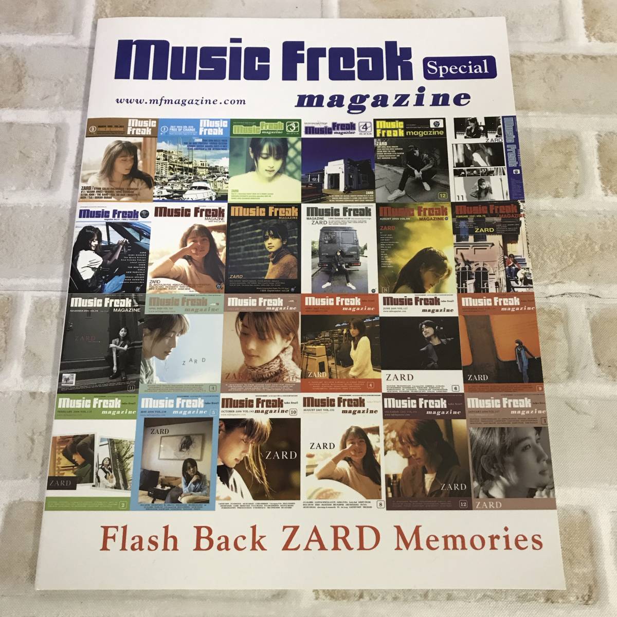 【やや傷や汚れあり】☆【ZARD】music freak magazine Flash Back ZARD Memories ☆N4-167の ...