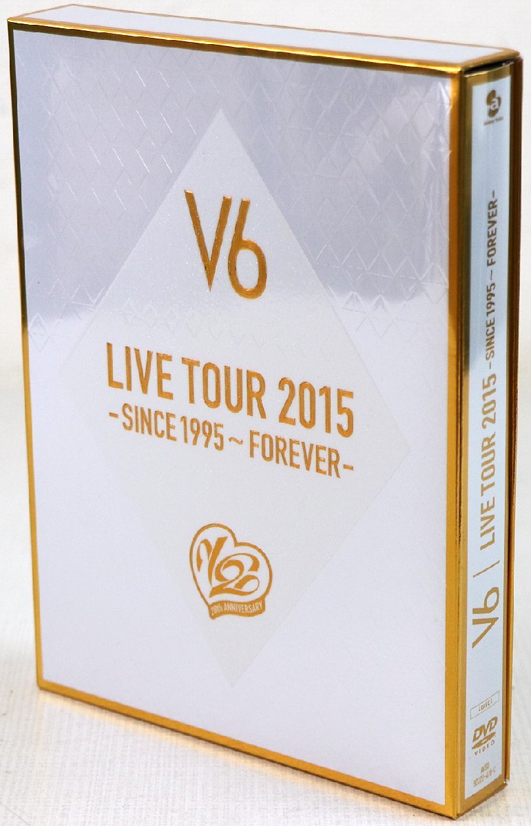 【やや傷や汚れあり】P♪中古品♪DVD-BOX V6 『LIVE TOUR 2015 -SINCE 1995～FOREVER- 【初回限定A盤】 (4枚組)』 avex AVBD-92323 ...