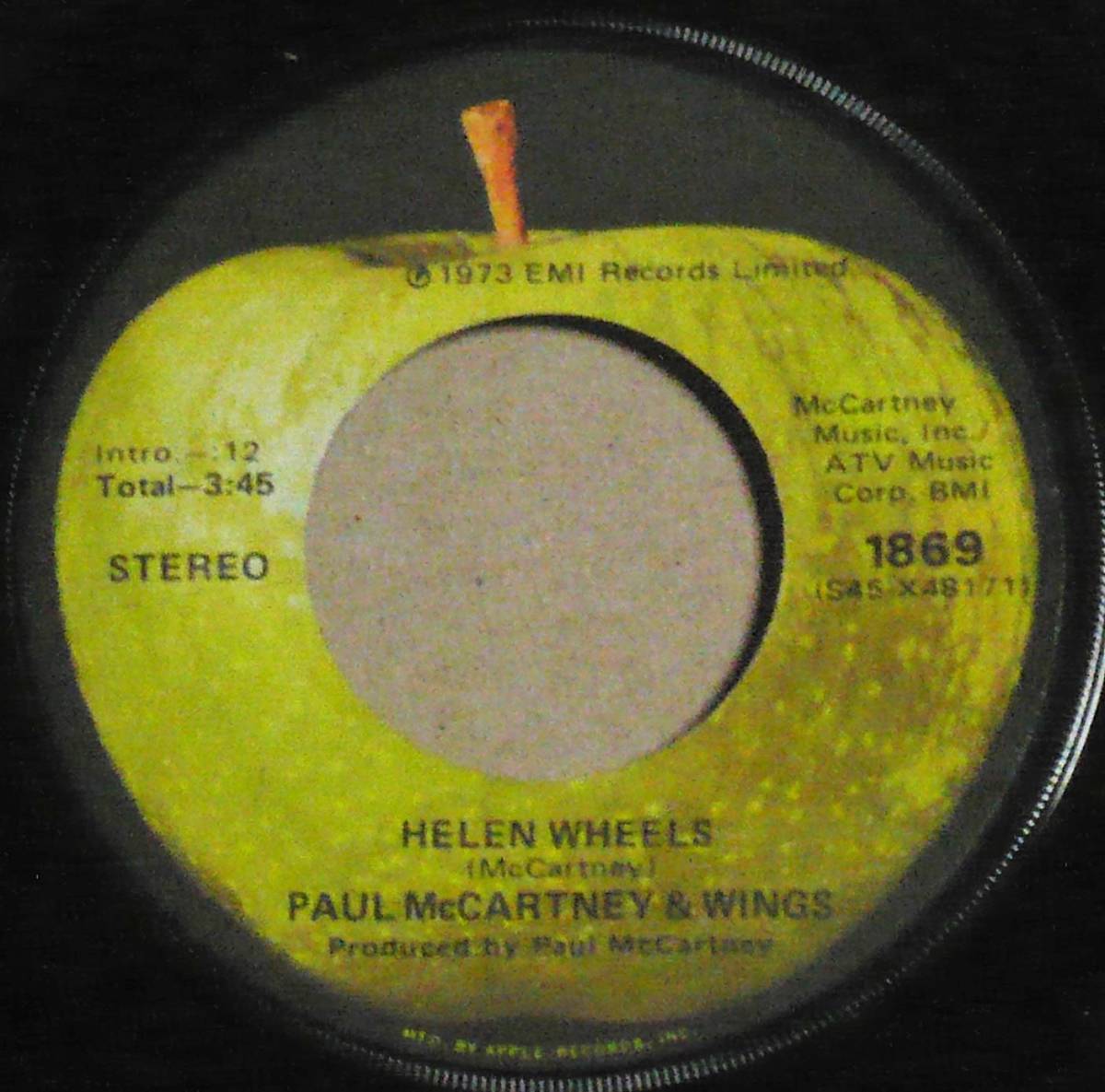 【やや傷や汚れあり】米シングル PAUL McCARTNEY ＆ WINGS／Helen Wheels（レコードコレクターズ2020年9月号 ...