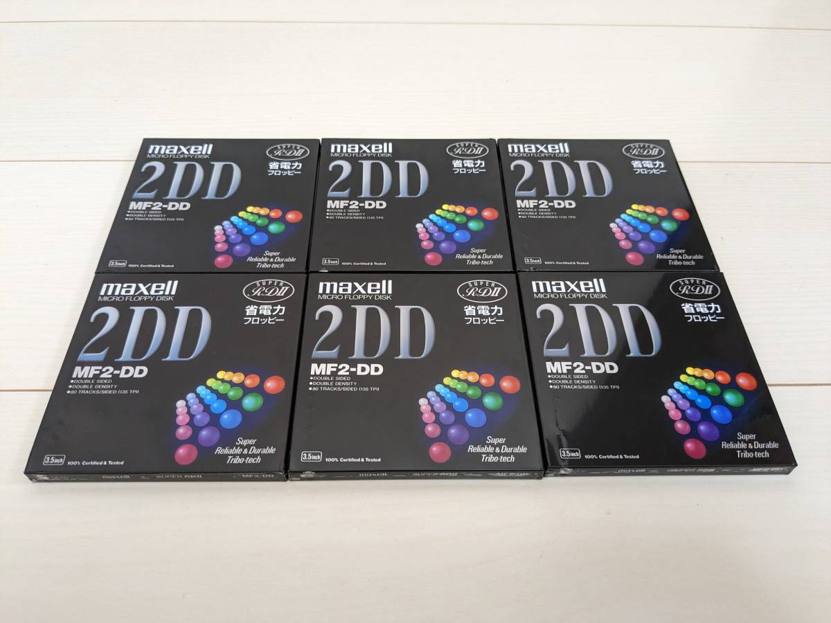 【未使用】☆日本製★未使用/未開封品 maxell made in japan MF2-DD 2DD 計6枚 3.5インチ フロッピーディスク ...
