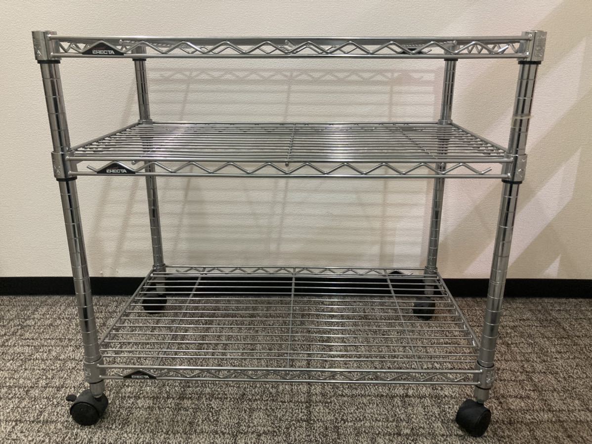 【傷や汚れあり】【手渡し歓迎】ERECTA エレクター メタルラック 棚収納の落札情報詳細 - ヤフオク落札価格検索 オークフリー