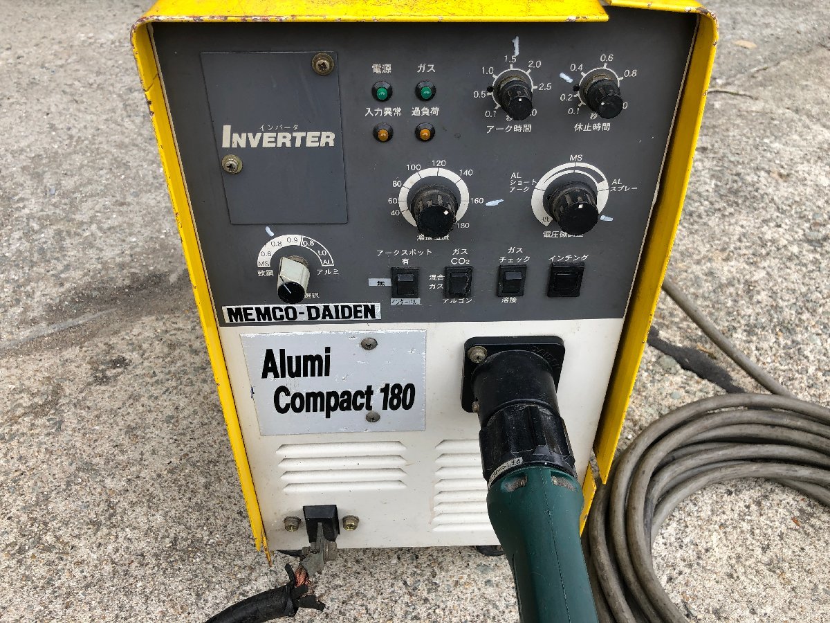 【傷や汚れあり】MEMCO DAIDEN メムコ ダイデン CO2 MAG MIG アーク 溶接機 200V アルミ 軟銅 半自動アークの落札情報詳細 - Yahoo!オークション落札価格検索 ...