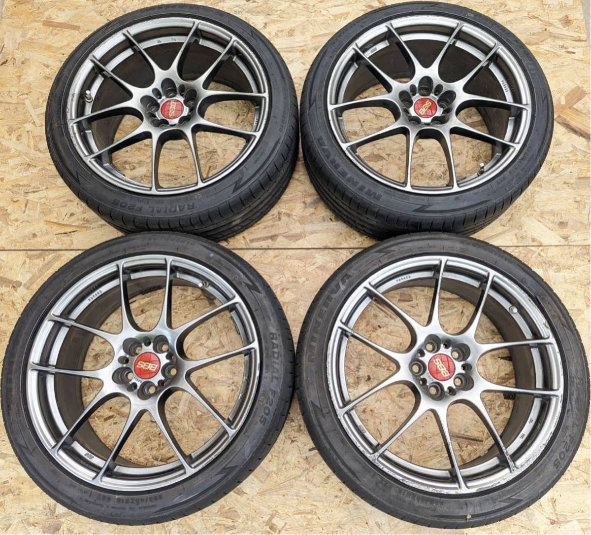 【傷や汚れあり】【希少！】BBS RF511 RF515 18インチ 7.5J ＋48 8J ＋45 PCD100 5穴 225/40 18 2021年製 86 ZN6 BRZ ZC6 ...