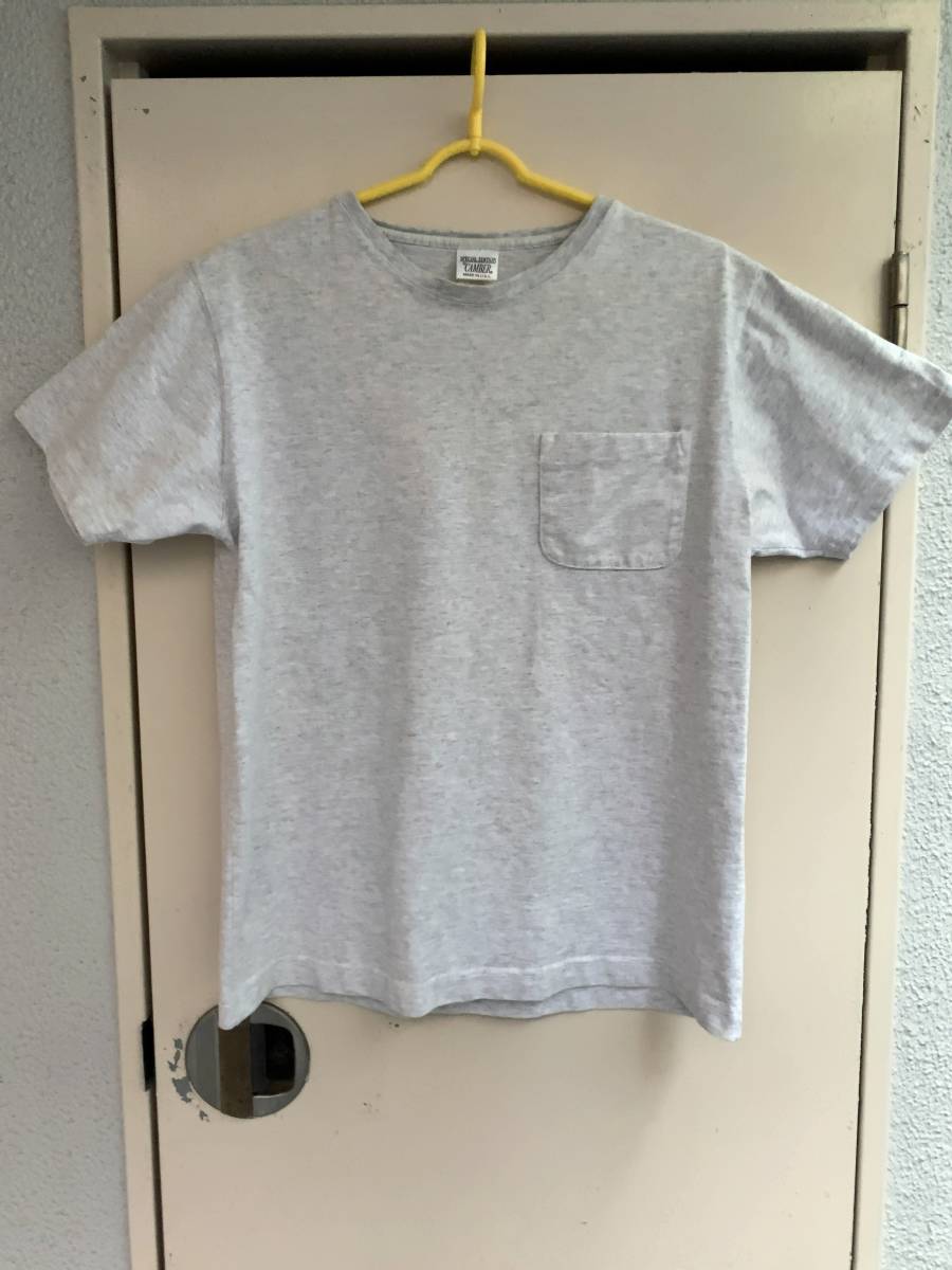 【目立った傷や汚れなし】アメリカ USA製 キャンバー CAMBER M ヘビーコットン Tシャツ 杢グレー ワンポケの落札情報詳細 - ヤフオク落札価格検索 オークフリー