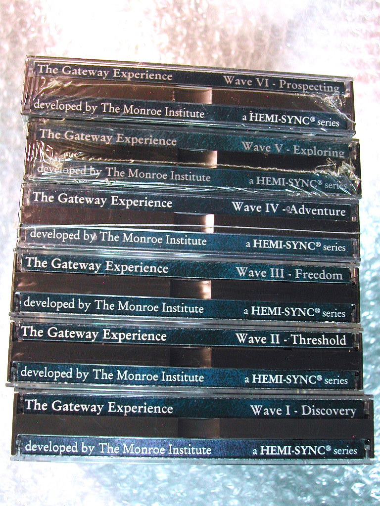 【未使用に近い】英語版CD18枚組「Hemi-Sync The Gateway Experience:Wave I-VIゲートウェイ エクスペリエンス全6巻セット」本人ナレーション誘導 ...