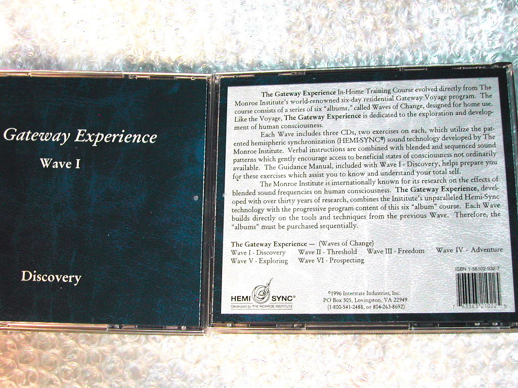 【未使用に近い】英語版CD18枚組「Hemi-Sync The Gateway Experience:Wave I-VIゲートウェイ エクスペリエンス全6巻セット」本人ナレーション誘導 ...