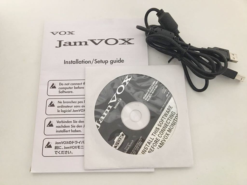 【やや傷や汚れあり】VOX JV-1 バーチャルギターアンプ JamVox DAW/DTM を始めるのにコスパ最高②の落札情報詳細 ...