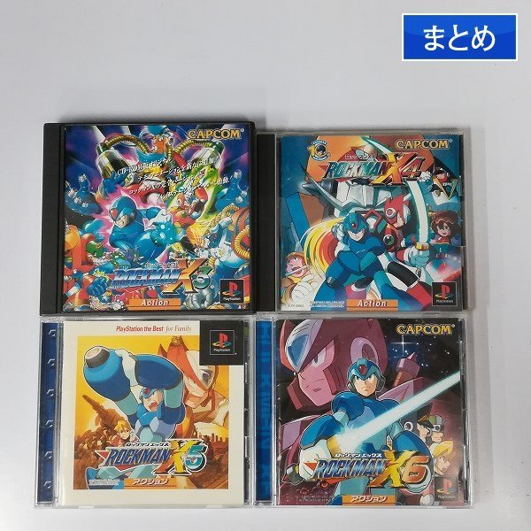 【傷や汚れあり】gY924a [箱説有] PS プレステソフト ロックマンX3 X4 X5 X6 計4点 / CAPCOM ROCKMAN X | ゲーム Xの落札情報詳細 - ヤフオク落札 ...