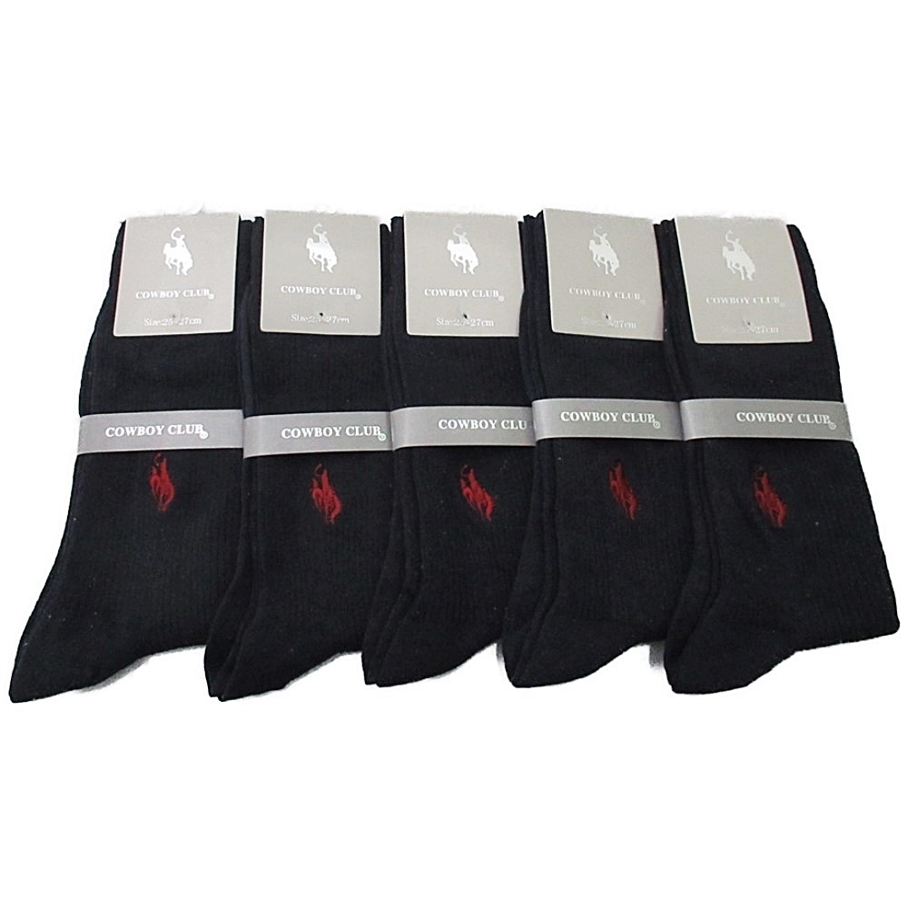 【未使用】リブソックス チャコール 5足セット COWBOY CLUB 片面刺繍 綿混素材 メンズ size25-27cm 歳末セール 即決700円 送料無料の落札情報詳細 - ヤフオク落札 ...