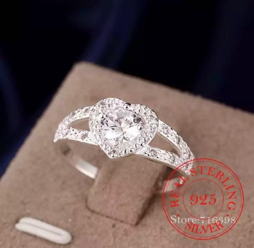 【未使用】503★新品未使用★レディース シルバー ハート リング s925 czダイヤモンド 結婚式 指輪 ジュエリー ジルコニア アクセサリー ストーンの落札情報詳細 - Yahoo ...