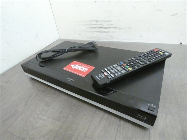 【傷や汚れあり】1TB☆15年☆シャープ/SHARP/AQUOS☆HDD/BDレコーダー☆BD-W1700☆リモコン付☆2番組同時録画☆3D対応機 管SA1975の落札情報詳細 - ヤフオク ...