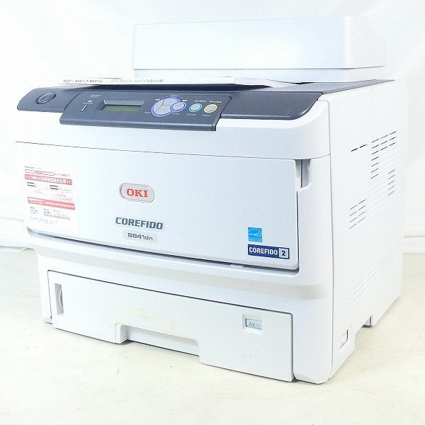 【傷や汚れあり】動作品 OKI 沖データ A3モノクロレーザープリンター COREFIDO B841dn コアフィード 96373枚 LEDプリンター OA機器 中古 FA029s の落札情報 ...