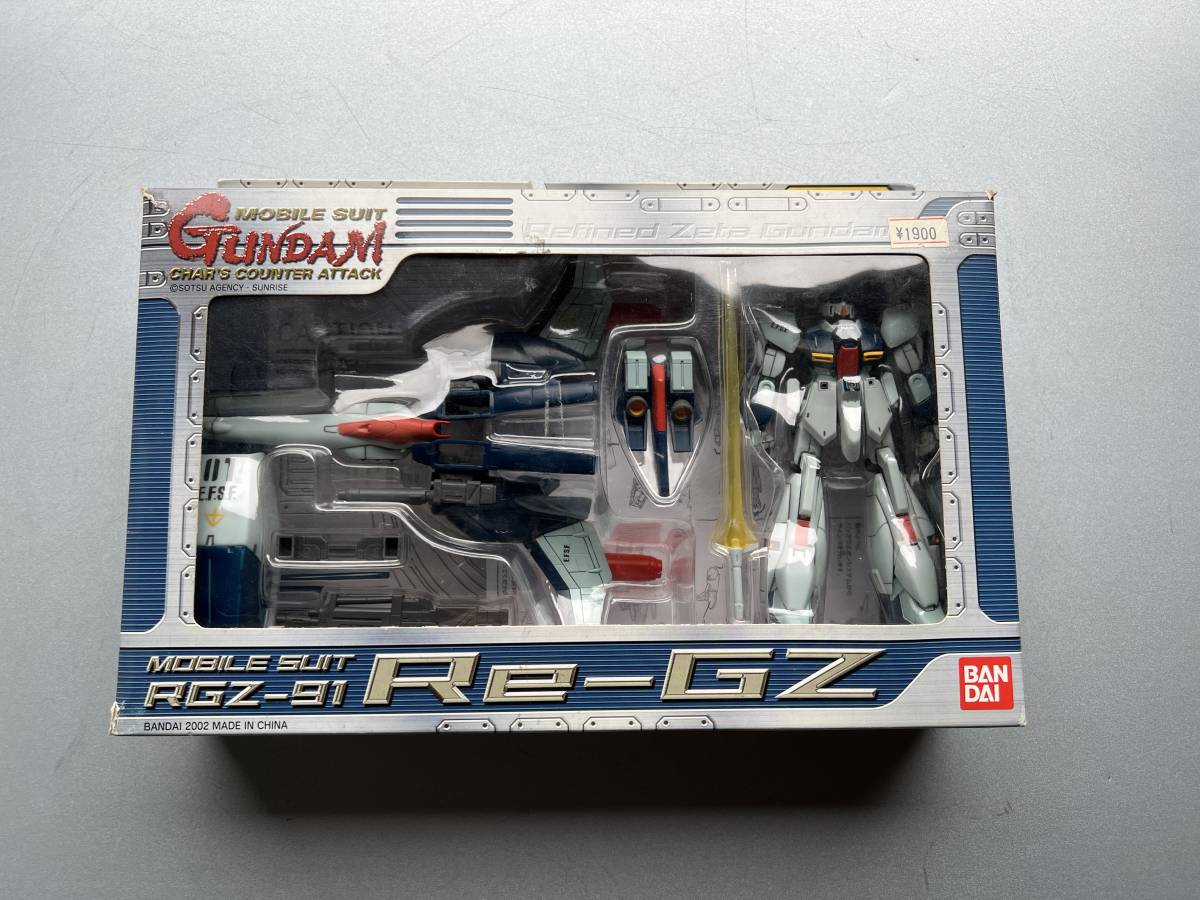 【未使用に近い】フィギュア プラモデル モビルスーツ インアクション RGZ-91 リ・ガズィ Re-GZ 2002 MOBILE SUIT ...