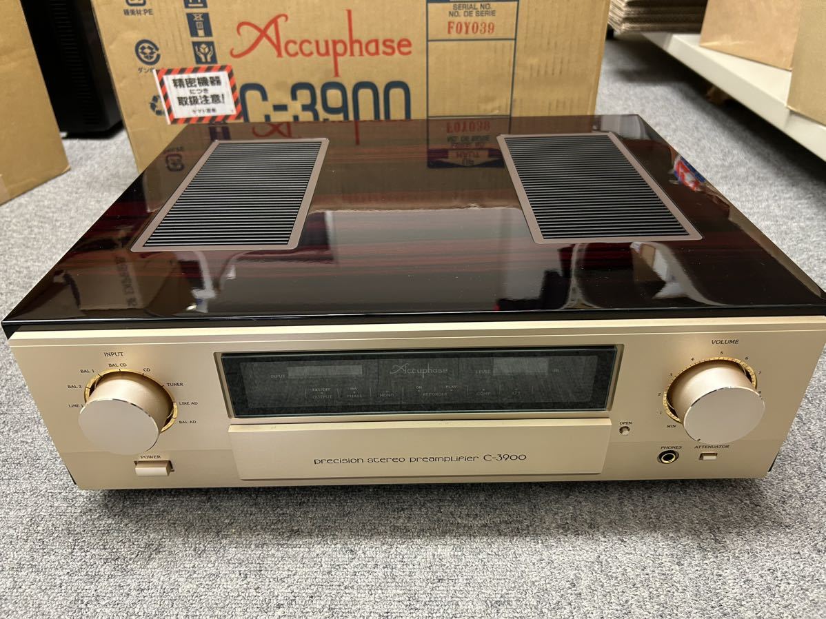 【未使用に近い】Accuphase C-3900 プリアンプ アキュフェーズ コントロールアンプ ラインアンプ オリジナル電源ケーブル rcaケーブル 元箱付美品の落札情報詳細 - Yahoo ...