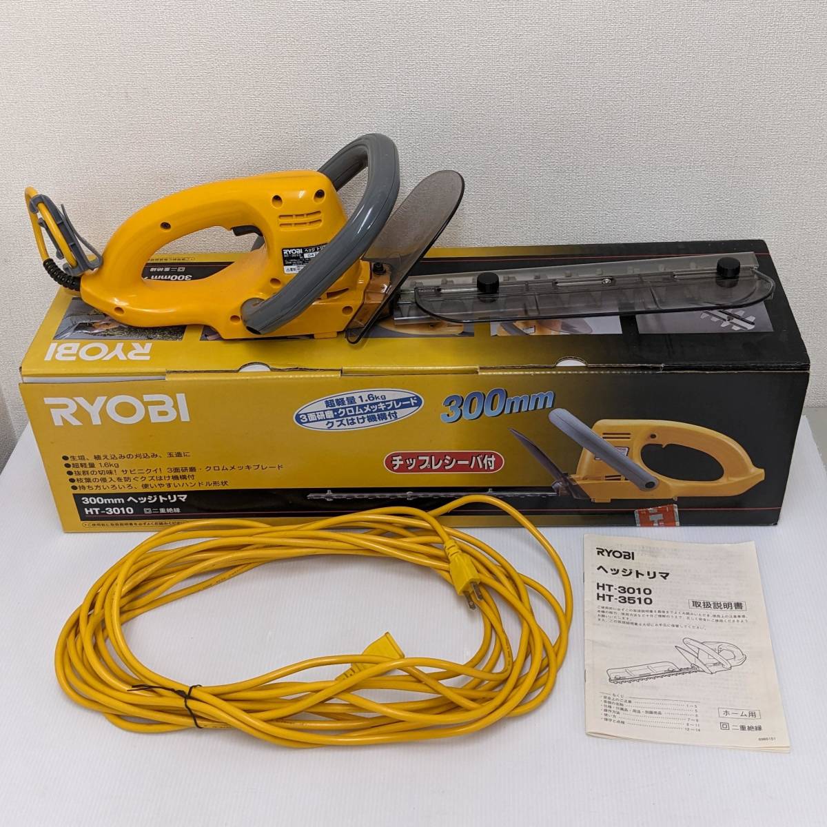 【全体的に状態が悪い】a024【ジャンク】RYOBI リョービ 300㎜ ヘッジトリマ HT-3010 草刈り 刈込 造園 ガーデン 工具 農具の落札情報詳細 - ヤフオク落札価格検索 オークフリー