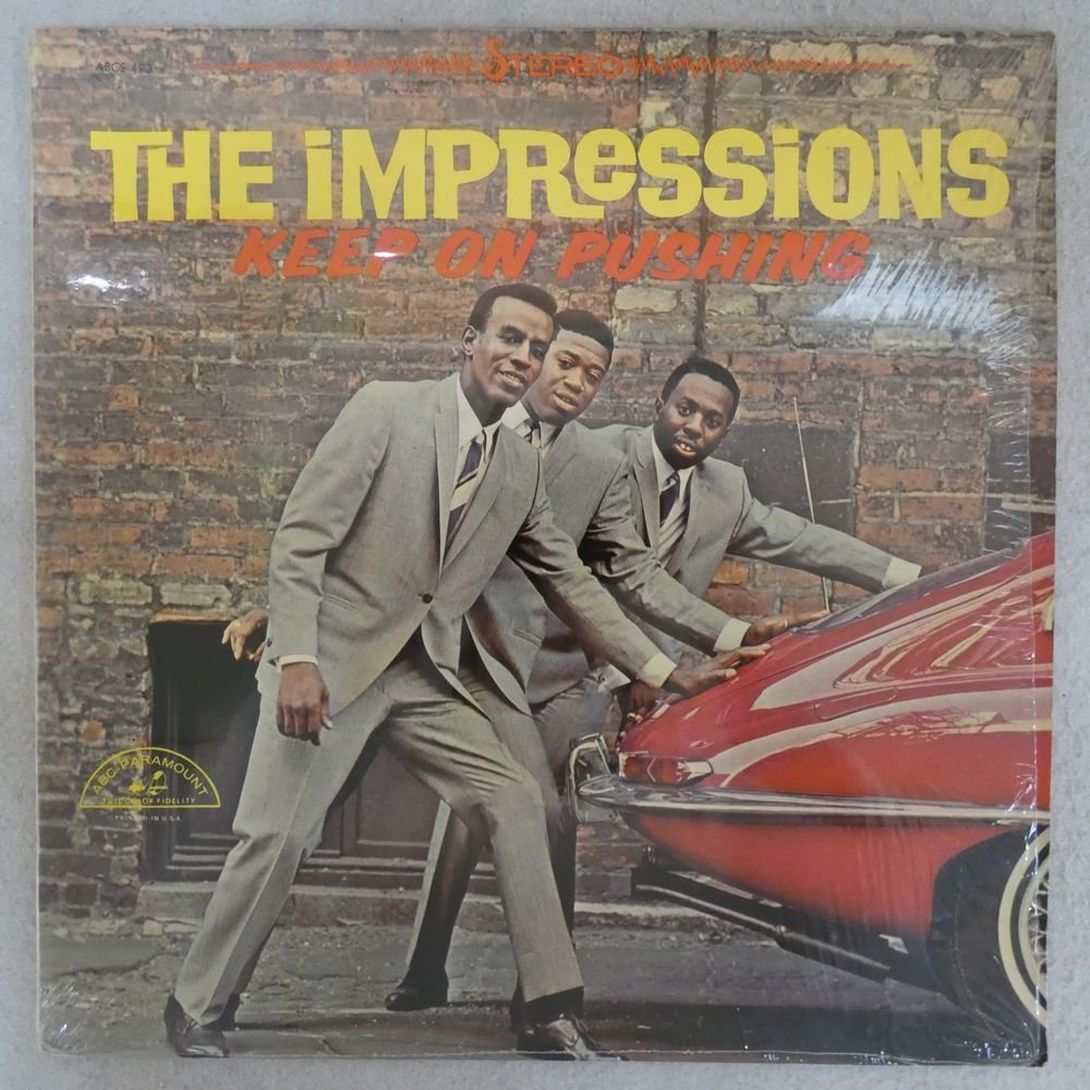 【やや傷や汚れあり】46027051;【US盤/シュリンク】The Impressions / Keep On Pushingの落札情報詳細 ...