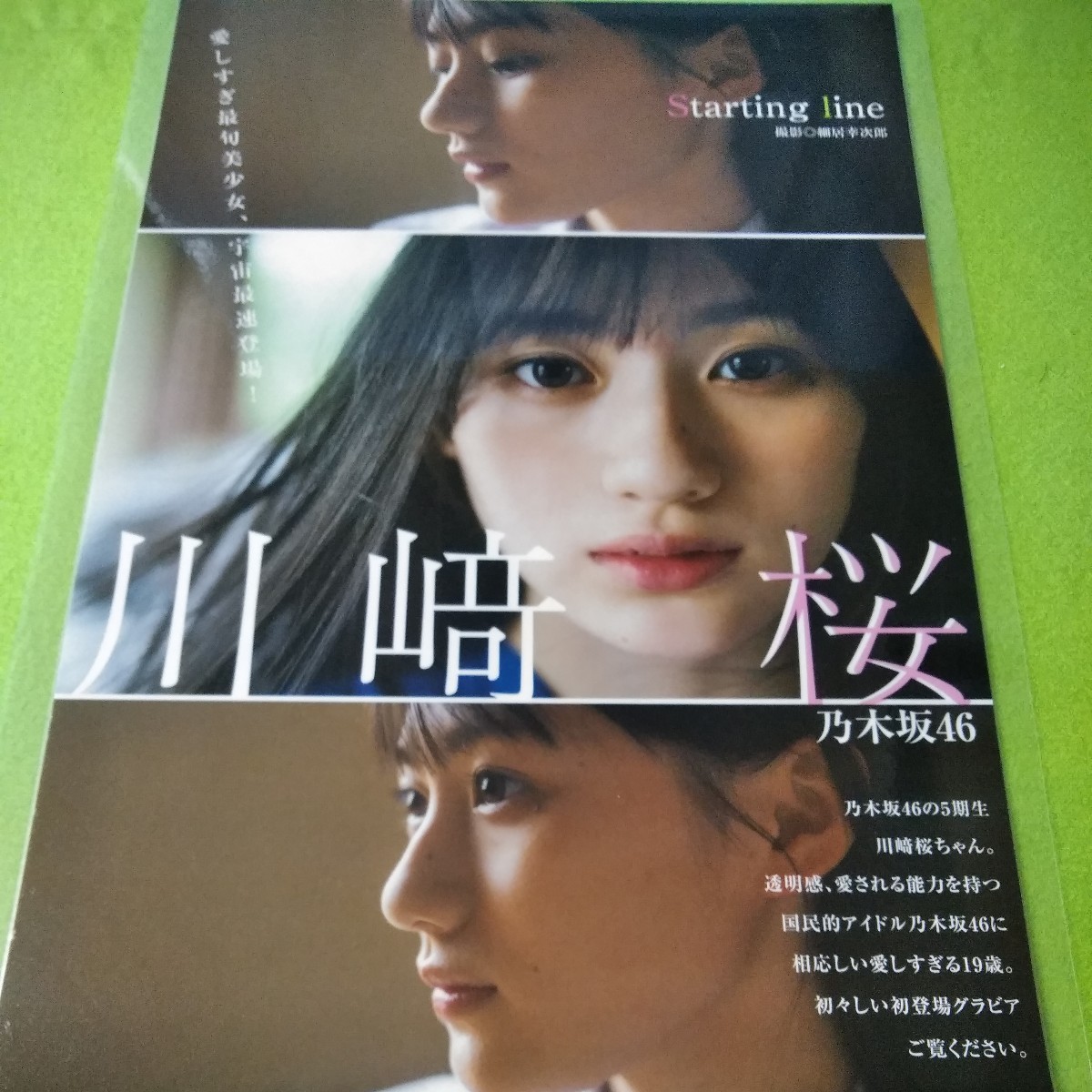 【やや傷や汚れあり】『雑誌グラビア ラミネート加工』Y-082 B5 3枚6ページ。 特製グラビアステッカー付き。週刊ヤングジャンプ。2022年6月30日号。川崎桜※15の落札情報詳細 ...