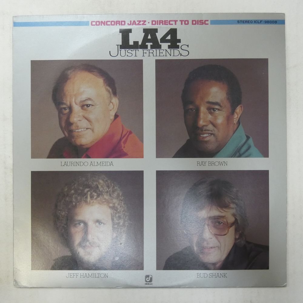 【やや傷や汚れあり】47022374;【国内盤/Concord/高音質 Direct to Disc】L.A. 4 / Just Friendsの落札情報詳細 - ヤフオク落札価格検索 オークフリー
