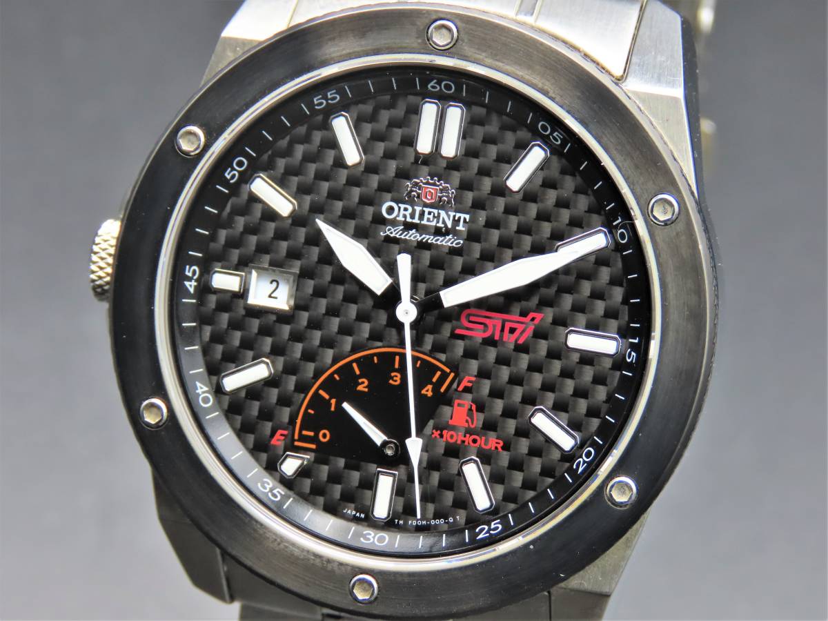 【傷や汚れあり】1円 稼動品★正規品 ORIENT オリエント 1000本限定 FD0H-D0-B ワールドステージコレクション STIコラボ ...