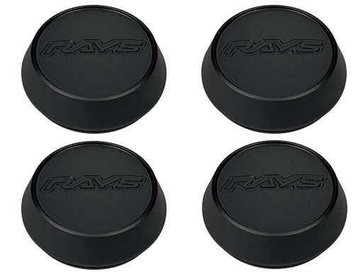 【未使用】【在庫品】RAYS No.57 VR Center Cap Model-01 HI BK/SL 4個 VOLK RACING ...