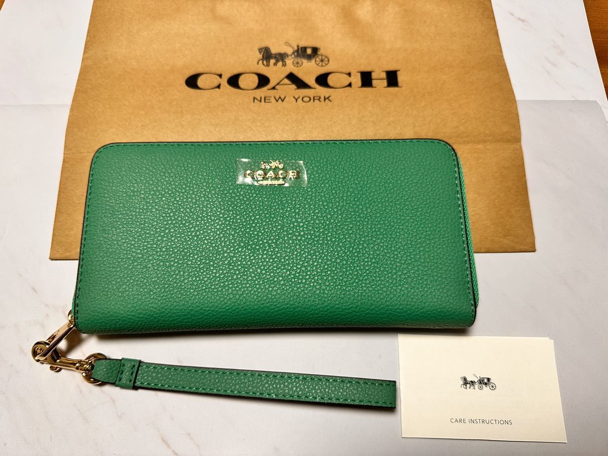 【未使用】137 新品未使用 1円！ COACH 長財布 ラウンドファスナー C4451の落札情報詳細 - ヤフオク落札価格検索 オークフリー