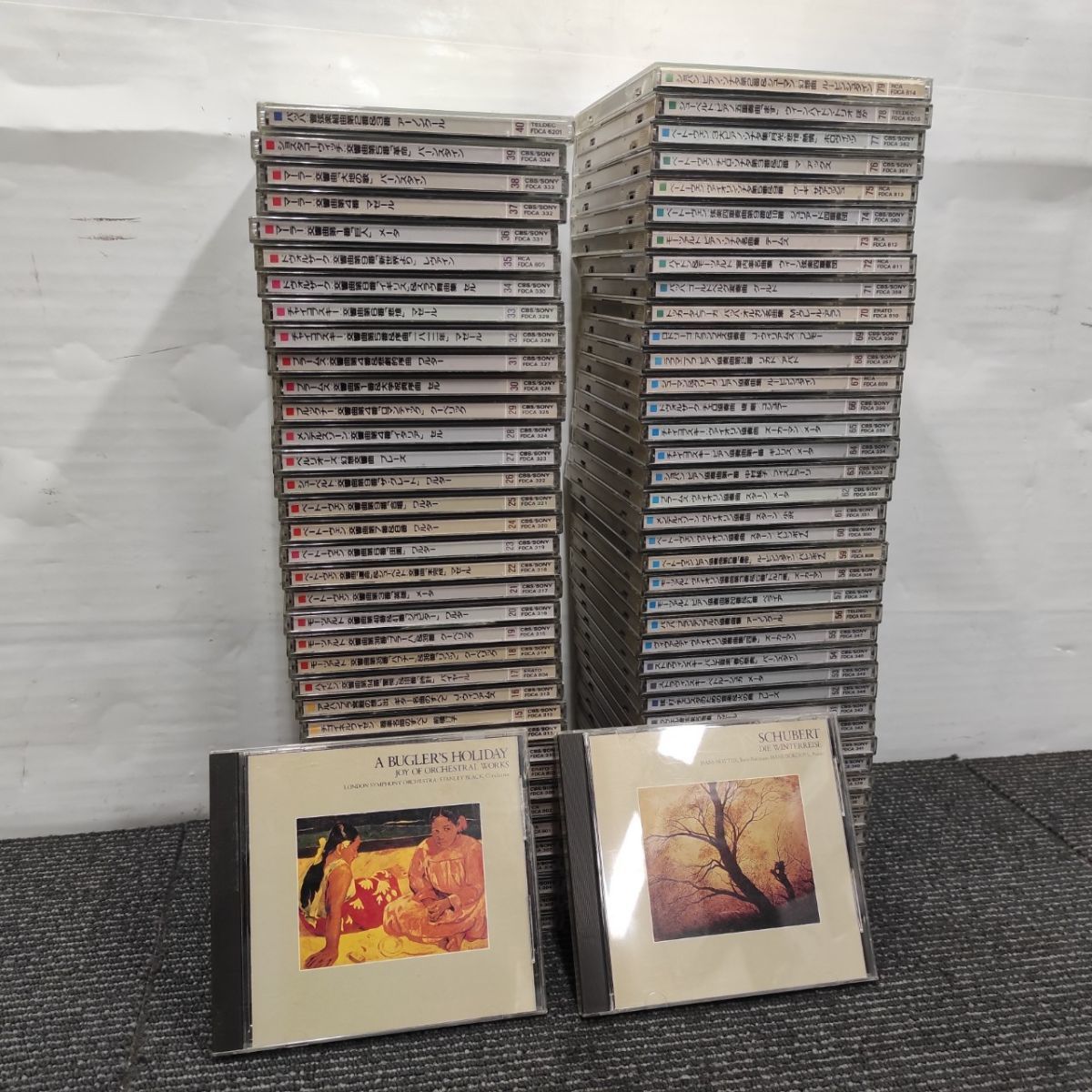 【傷や汚れあり】Q629-C1-364 SONY ソニー クラシック CD 世界クラシック音楽大系 1-80 5巻12巻欠品 まとめ THE ...