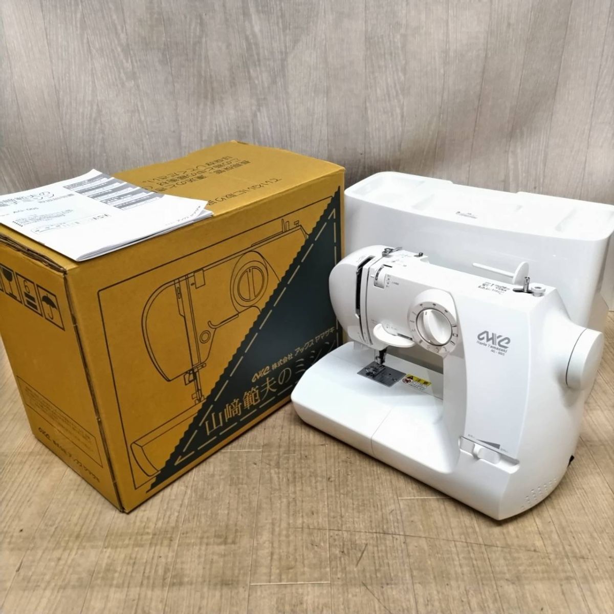 【傷や汚れあり】T605-000-000 Axe Norio Yamazaki アックスヤマザキ AG-005 山崎範夫の電子ミシン 本体カバー/説明書/箱付き 動作確認済み ⑥の落札情報詳細 ...