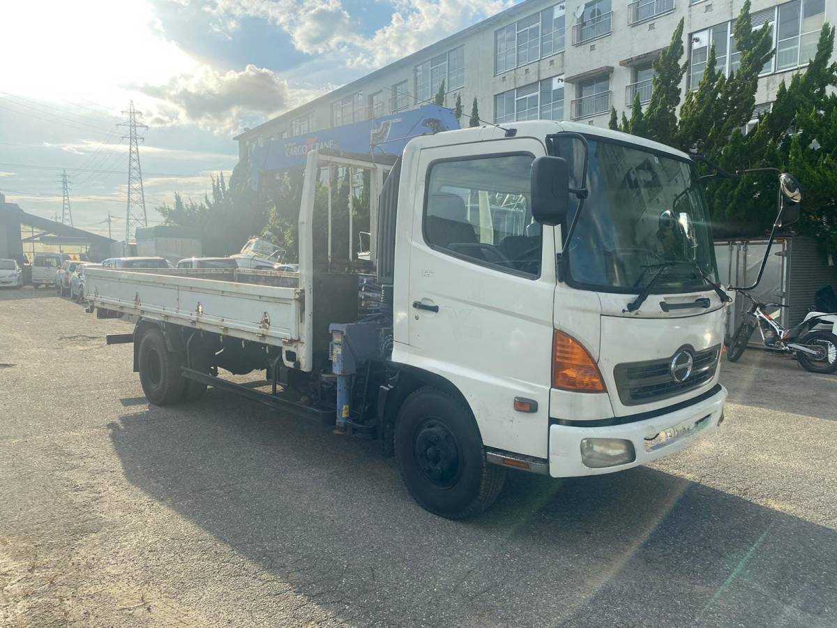 【傷や汚れあり】日野 レンジャー 20年式 49000KM 4年11月まで車検 4段クレーンの落札情報詳細 - ヤフオク落札価格検索 オークフリー