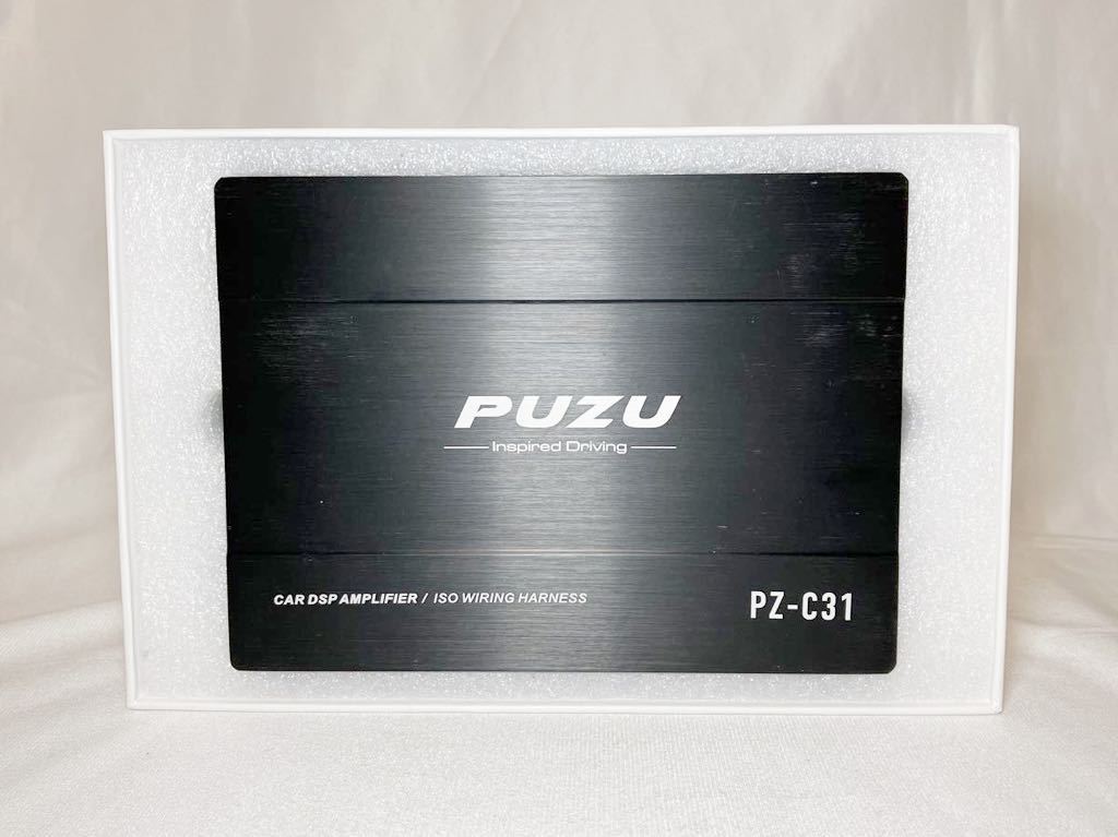 【目立った傷や汚れなし】ジャンク品 PUZU プゾ PZ-C31 DSP クロスオーバー & 31 Bands Equalizer 4 チャンネル アンプ カーオーディオ 説明書有り 本体のみ ...