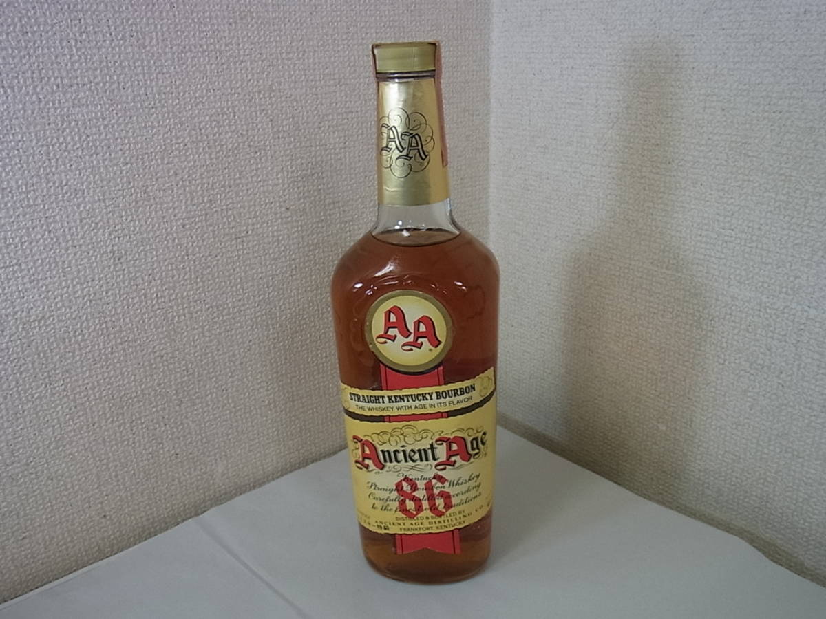 【傷や汚れあり】150729H78-0812H-A1 ANCIENT AGE 86 エンシェント エイジ ケンタッキー バーボン ウイスキー ...